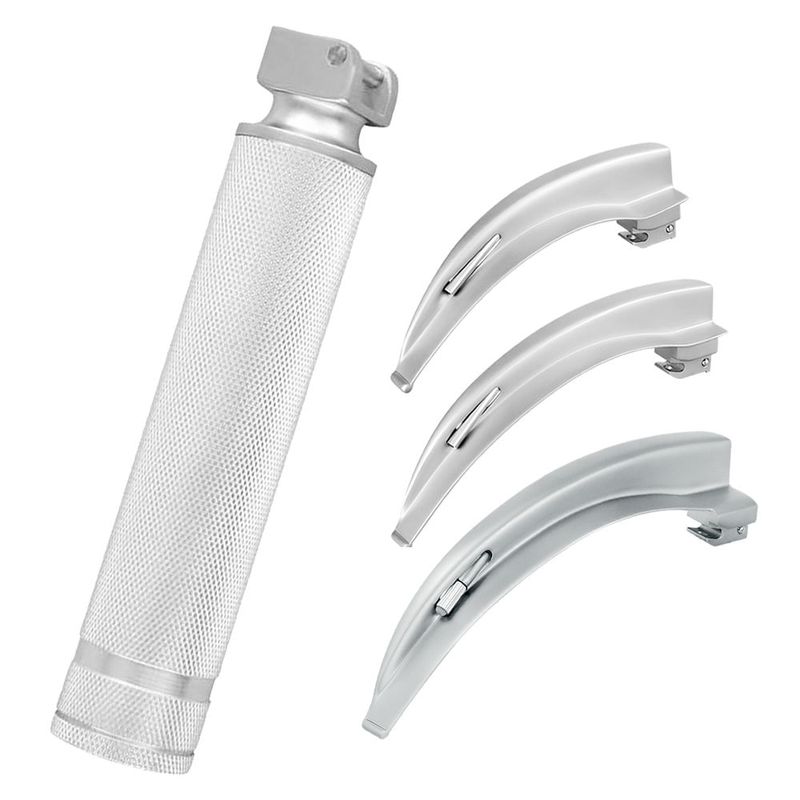 Kit Laringoscópio Convencional - MD - Lâmina Curva Adulto - CenterMedical