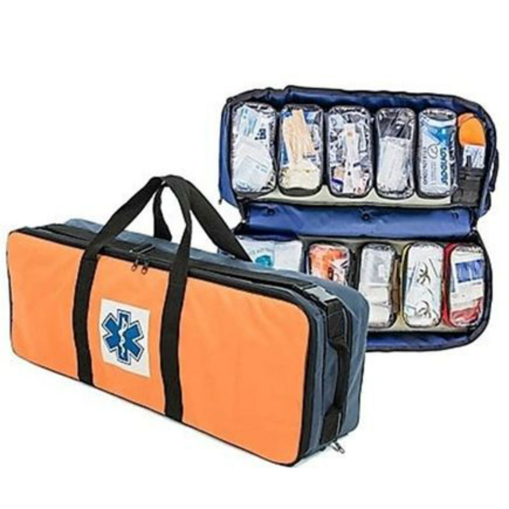 Bolsa para Resgate Completa Azul e Laranja - CenterMedical