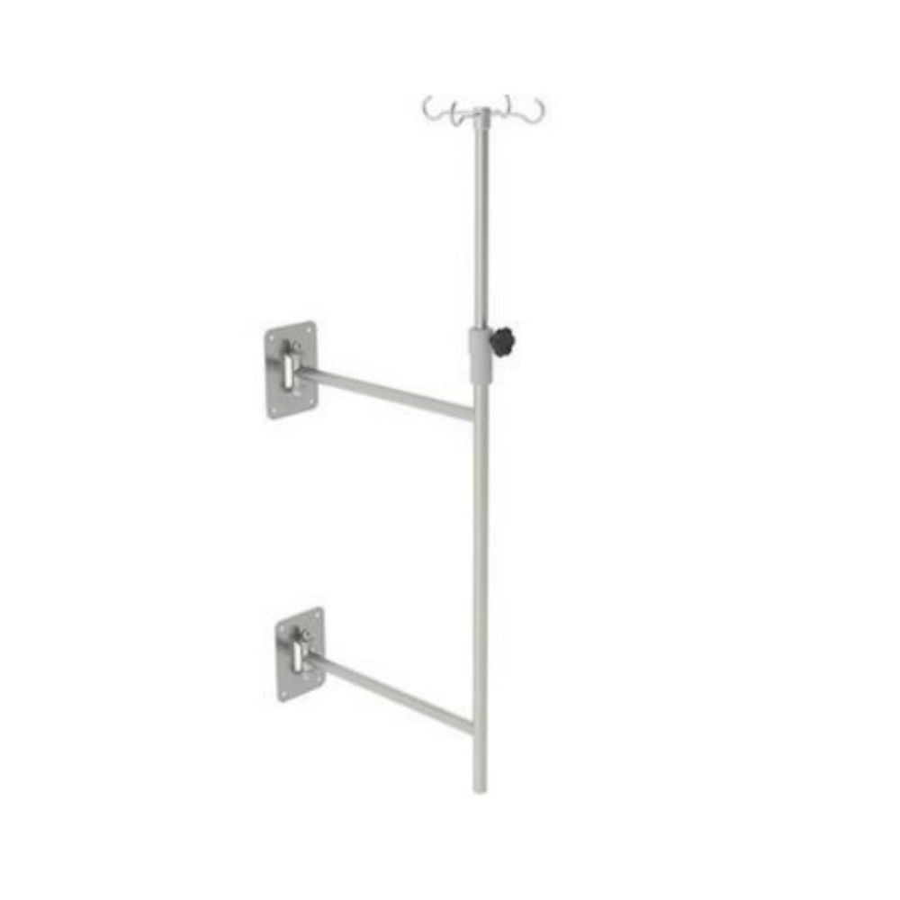 Suporte de Soro e Bomba de Infusão em Aço Inox Fixação na Parede - CM ... Suporte de Soro e Bomba de Infusão em Aço Inox Fixação na Parede - CM ...