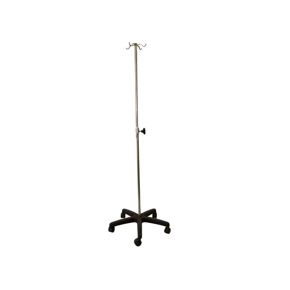 Suporte de Soro Aço Inox - 5 Rodas - CenterMedical Suporte de Soro Aço Inox - 5 Rodas - CenterMedical